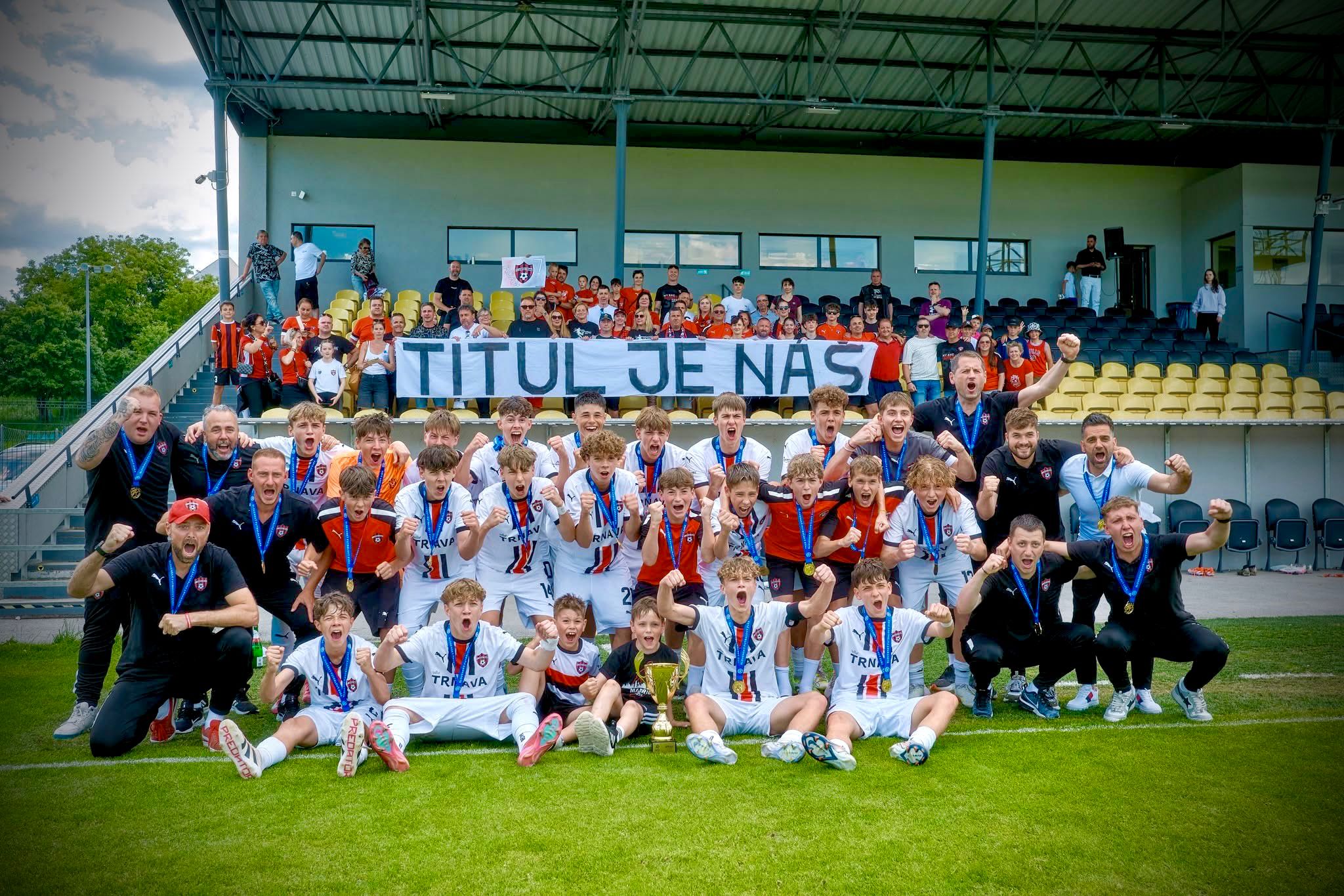 FC Spartak TrnavaMládežníci s ďalším titulom - FC Spartak Trnava